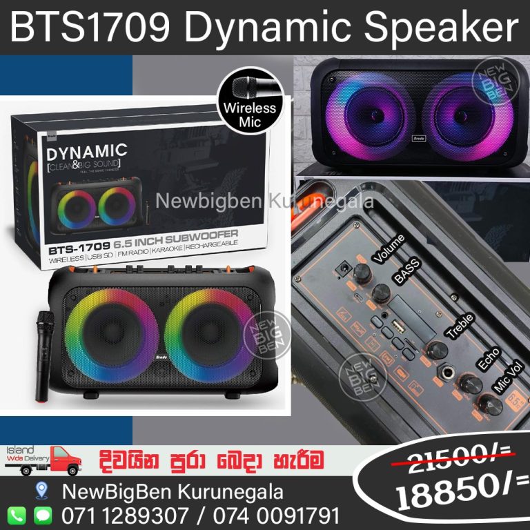 Brodu BTS 1709 Karaoke Speaker – New Big Ben